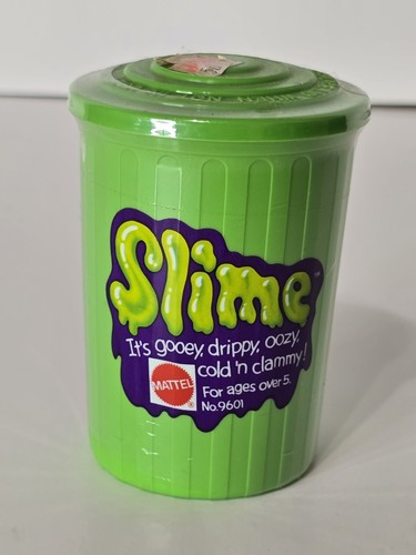 VINTAGE ORIGINAL 1976 SEALED MINT MATTEL SLIME TRASH CAN CHRISTMAS TOY ...