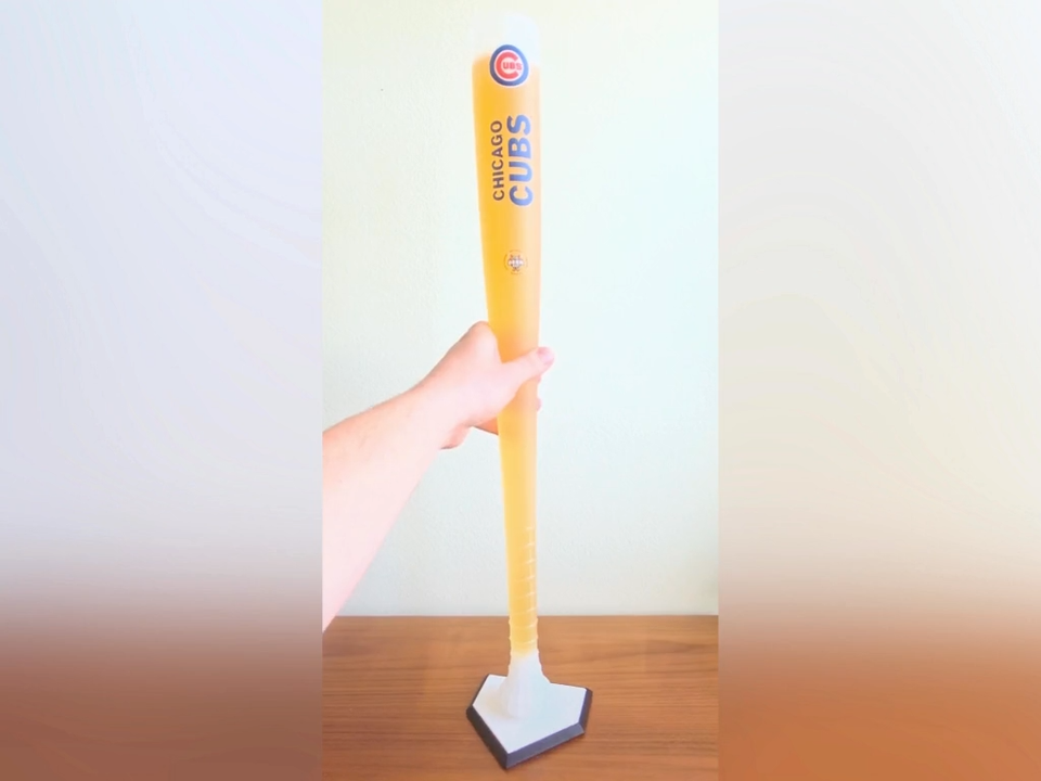 Beer Bat Home Plate Stand – Beer Bat Holder, Beer Bat Display | 3D ...
