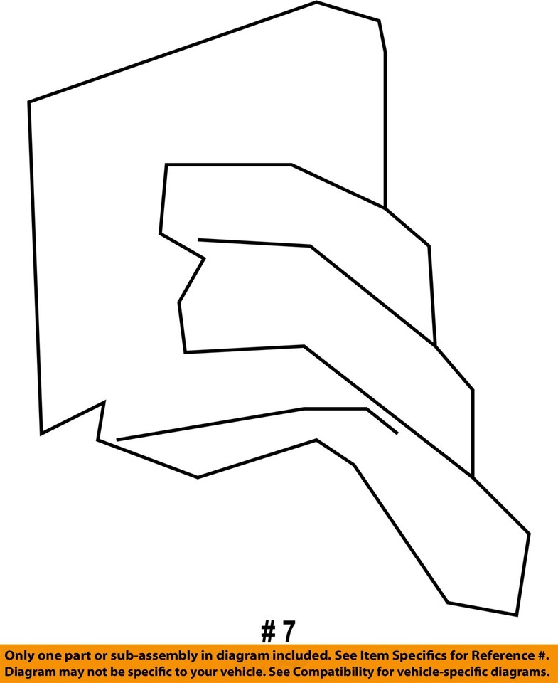 GM OEM 07-17 Acadia Limited Structural Components Rails-Apron Reinf ...