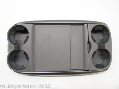 2006 TOYOTA SIENNA LE CENTER FOLD DOWN CUP HOLDER BLACK GRAY OEM 06 07 ...