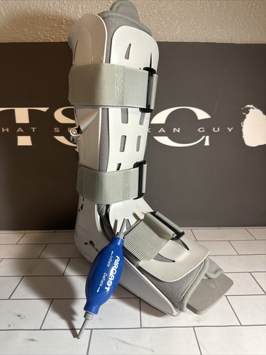 Aircast FP Walker Small Foam Pneumatic Ankle Walking Boot Brace Support ...