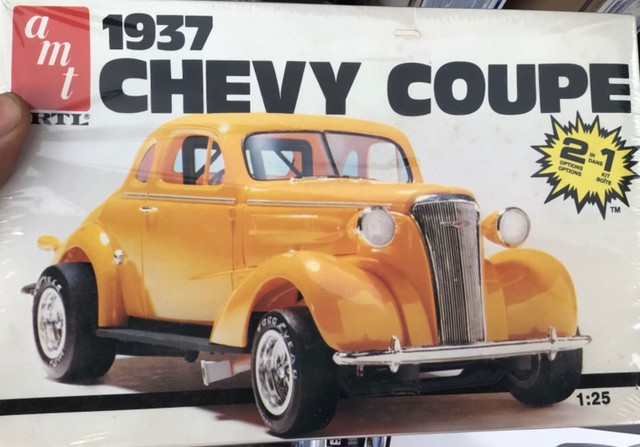 Vintage AMT 1937 Chevy Coupe 2 in 1 Model Kit MINT Factory for sale ...