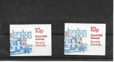 GB 1979/80 Exhibition Folded 10p Stamp Booklet Pair - FA10/11 | eBay UK