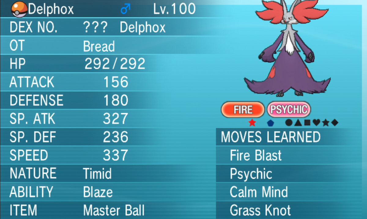 Pokemon X And Y Delphox Shiny