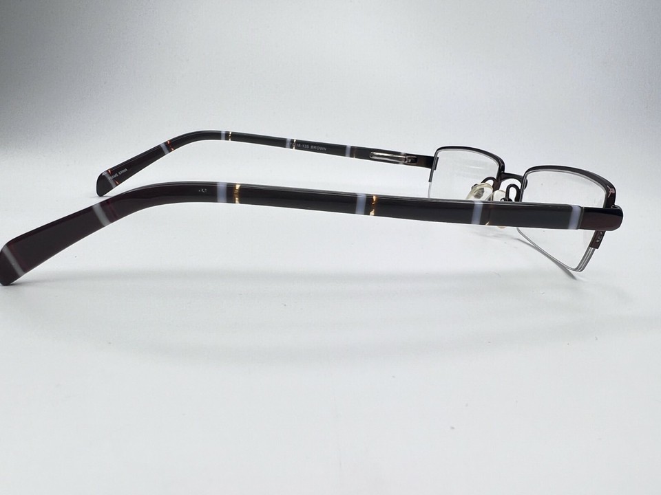 Seventeen SV 5311 Brown Rectangular Half Rim Eyeglasses Frames 47[]18 ...