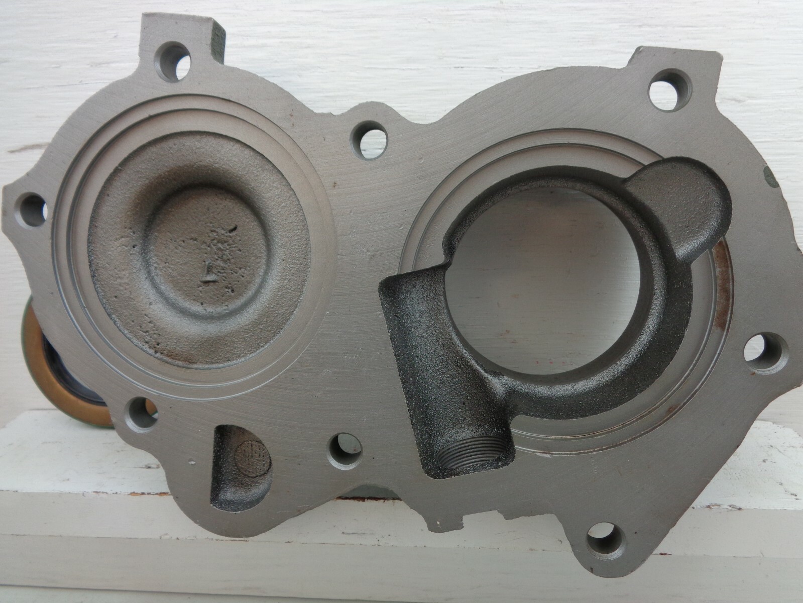 GM TRUCK 4 SPEED SM465 TRANSMISSION DRUM BRAKE REAR HOUSING WITH GASKET ...