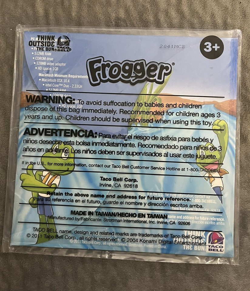 Konami Frogger PC CD-ROM Taco Bell Edition 2011 NEW SEALED | eBay