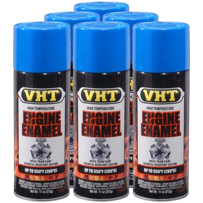 VHT High Temp Paint VHTSP134 (6-PACK); Engine Enamel 11oz Ford Light ...