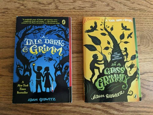 2 Books ~ A TALE DARK & GRIMM, IN A GLASS GRIMMLY, Adam Gidwitz ...