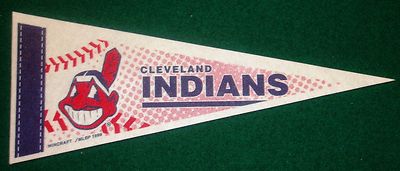 CLEVELAND INDIANS VINTAGE MLB LICENSED MINI PENNANT, NEW | eBay