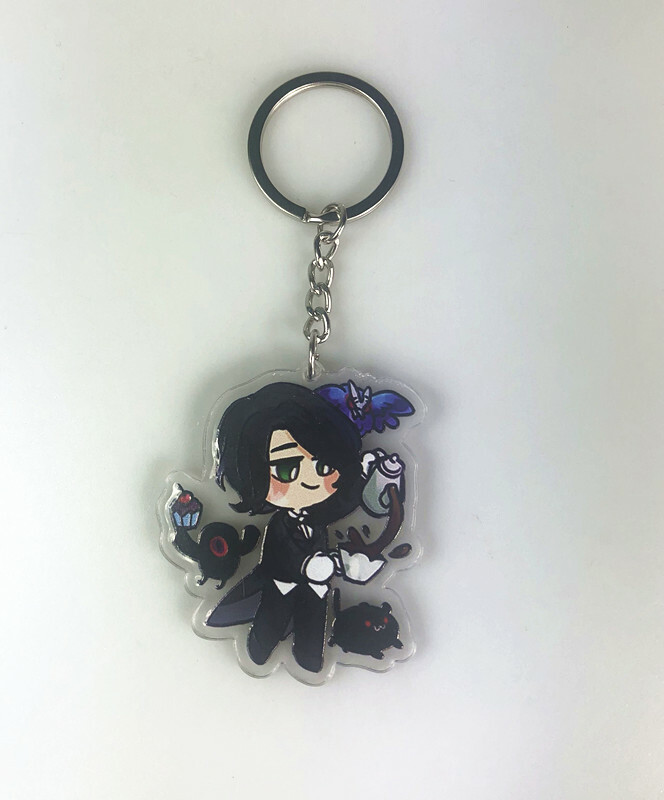 DEVIL MAY CRY Nero Vergil Dante V Acrylic Keychain Keyring Chain ...