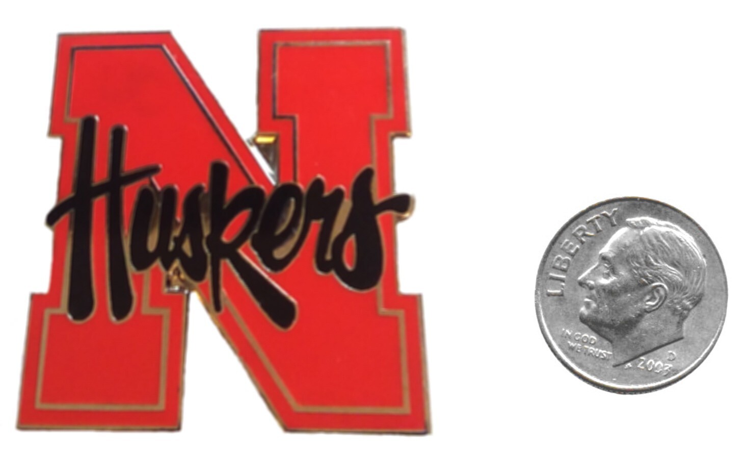 Nebraska Cornhuskers Pins RARE University of Nebraska Pins Huskers Logo ...