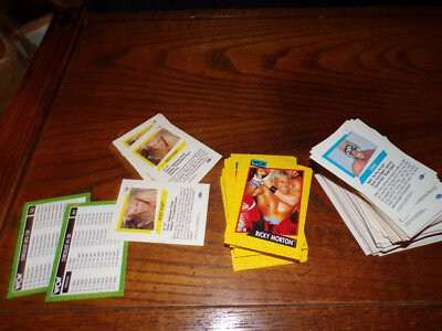 WCW WORLD CHAMPIONSHIP WRESTLING 1991 TRADING CARDS - almost complete ...