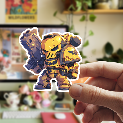 Warhammer 40k Chibi Ultramarines [VERSION YELLOW-Trooper-4] Vinyl ...