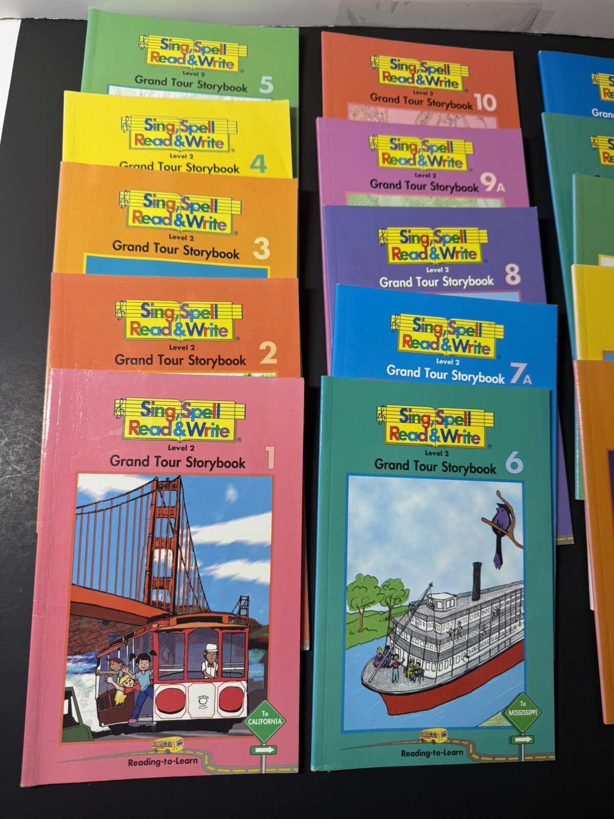 Sing, Spell, Read And Write- Grand Tour Storybooks Level 2 Readers 1-17 ...