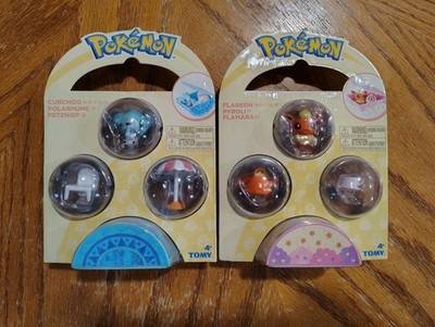 Flareon & Cubchoo Pokemon Tomy Mini Figure Set Lot Of 2 Collectible ...