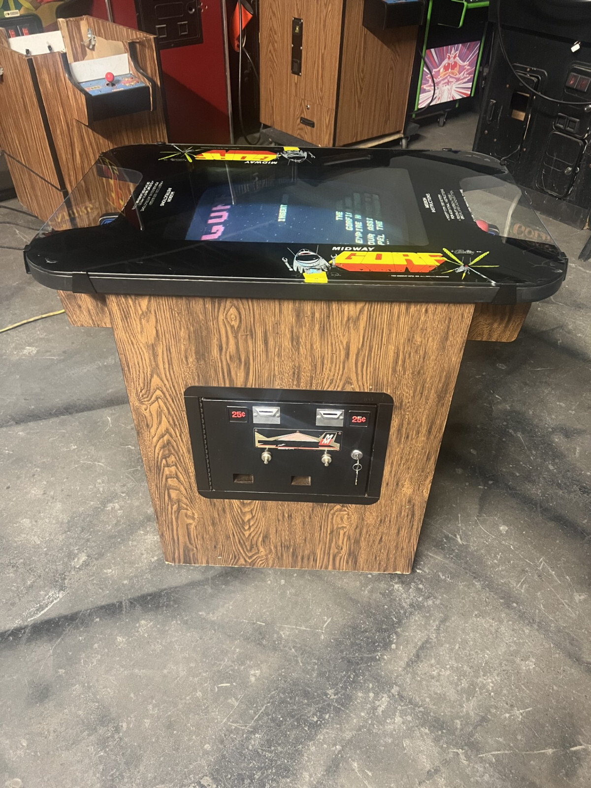 GORF Cocktail Table ARCADE MACHINE MIDWAY 1981 (Excellent) | eBay