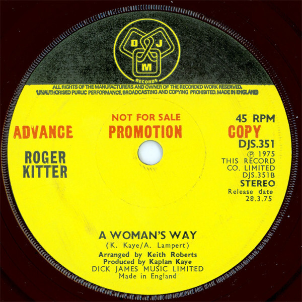 Roger Kitter - Back Where We Started Again (7", Single, Promo) | eBay UK