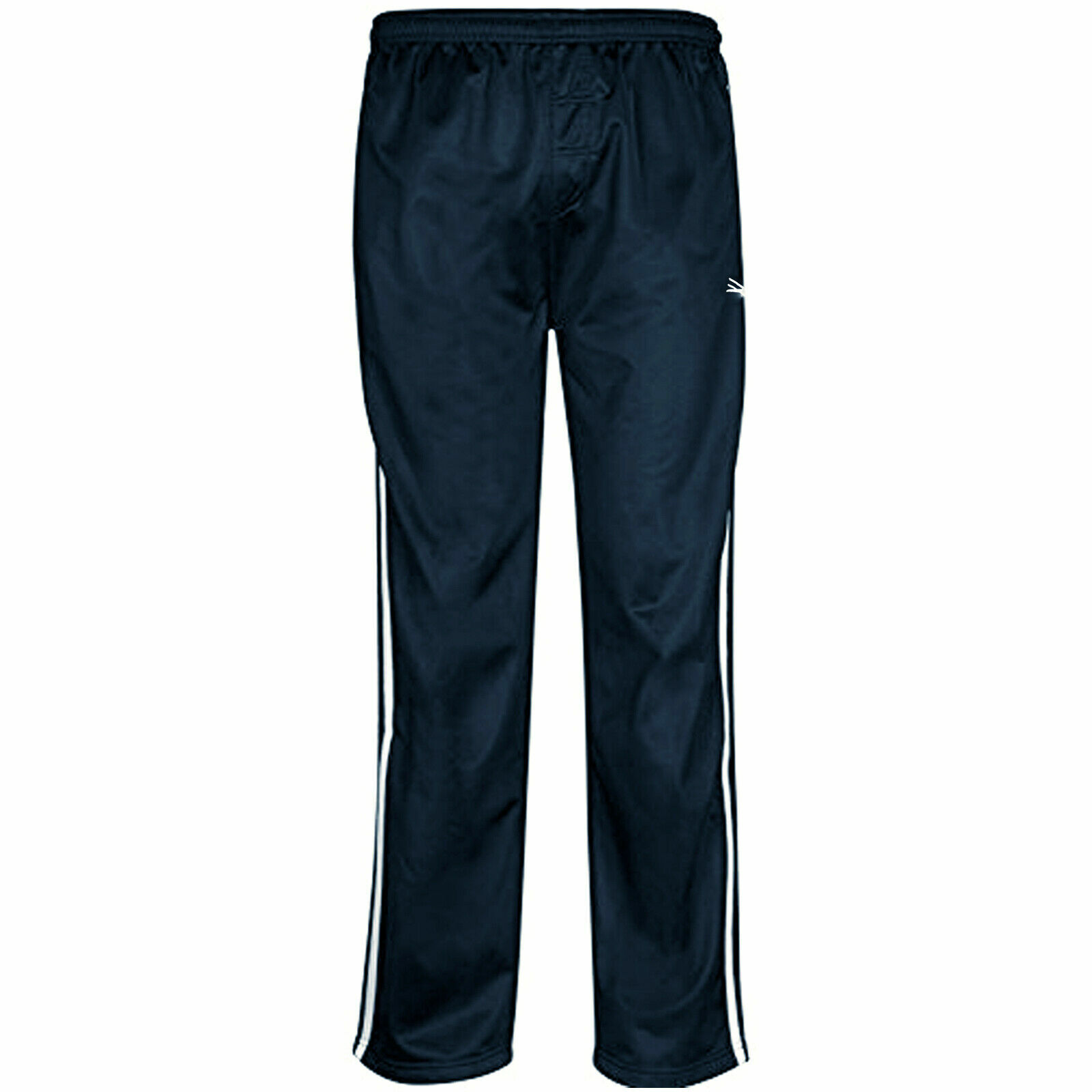 Men's Silky Striped Logo Plain Bottoms Trousers Pants Jogging Casual ...