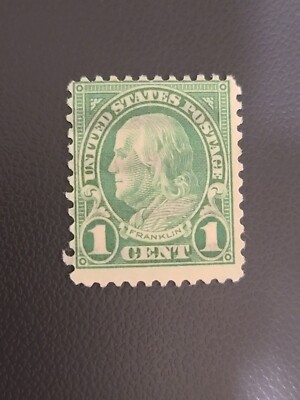 Absolutely Beautiful Benjamin Franklin 1 cent stamp. Very fine ...