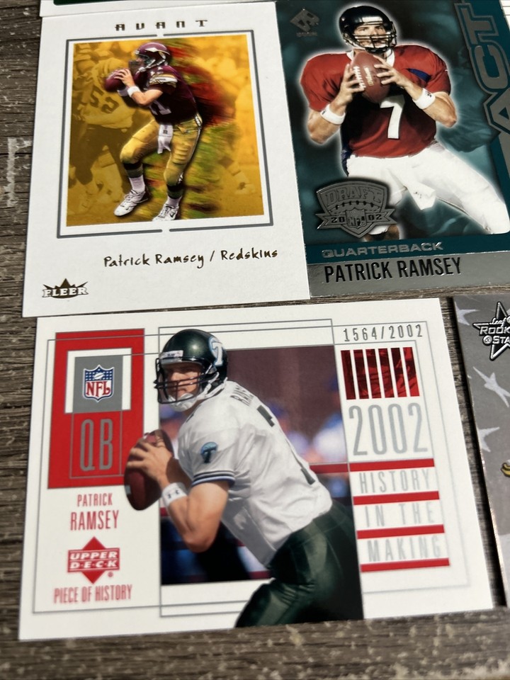 Patrick Ramsey Football Cards- Rookie Cards - Serial #’ed - Redskins | eBay