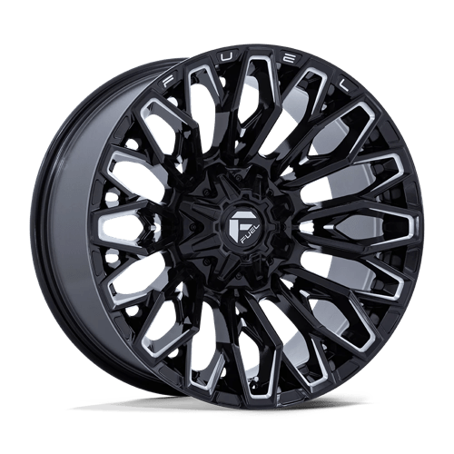 Fuel Off-Road Strike FC865 Gloss Black Milled Rims: 20x10, 8x170, -18mm ...