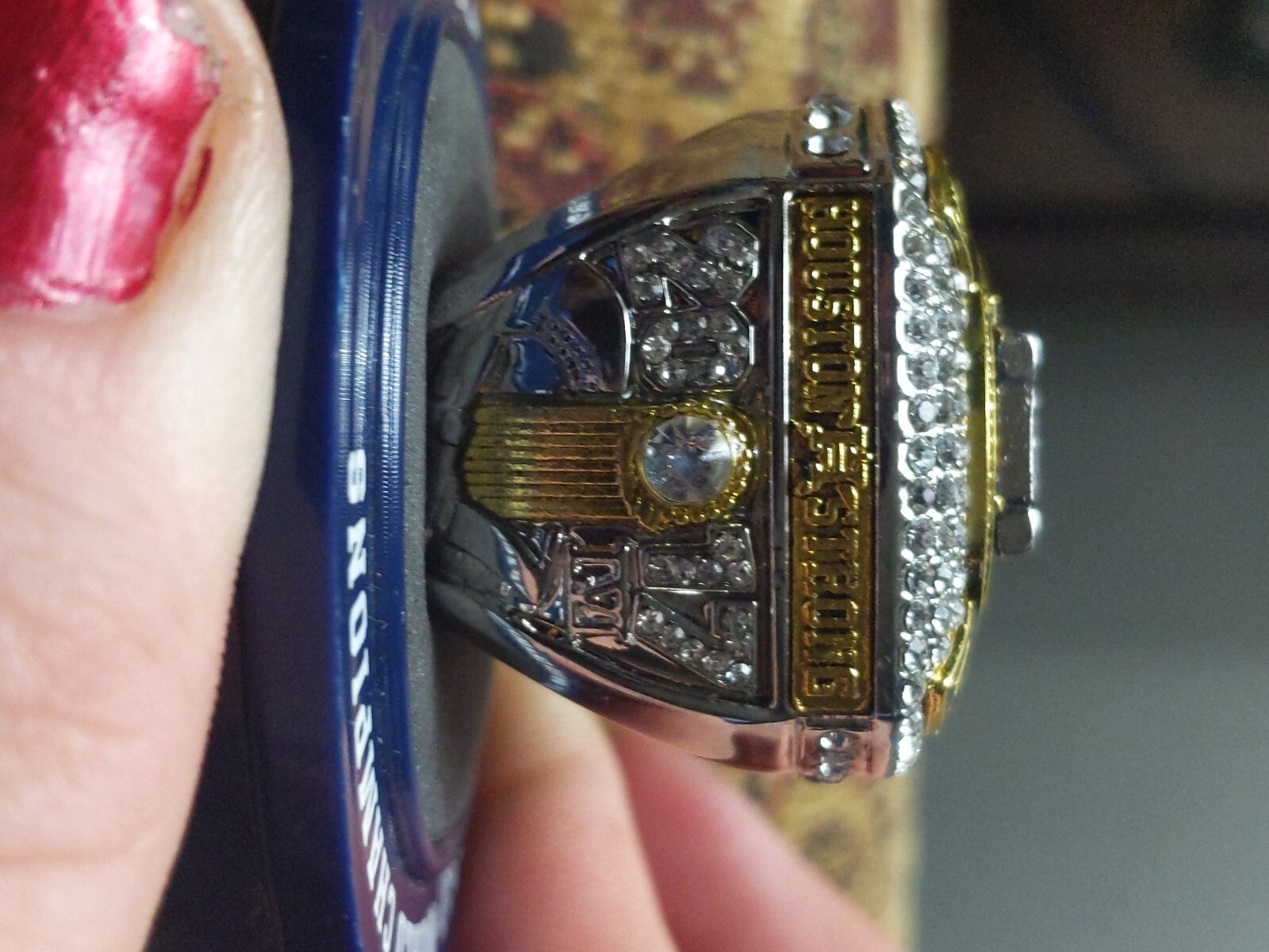 New Houston Astros World Series replica Ring (2017) 935 Argentium ...
