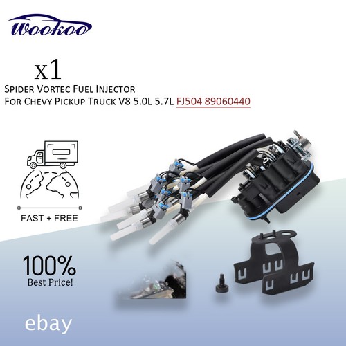 Spider Vortec Fuel Injector For Chevy Pickup Truck V8 5.0L 5.7L FJ504 ...
