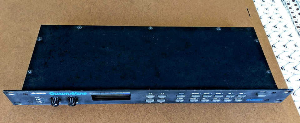 Alesis Quadraverb Plus, Rack mounted effects unit and original power ...