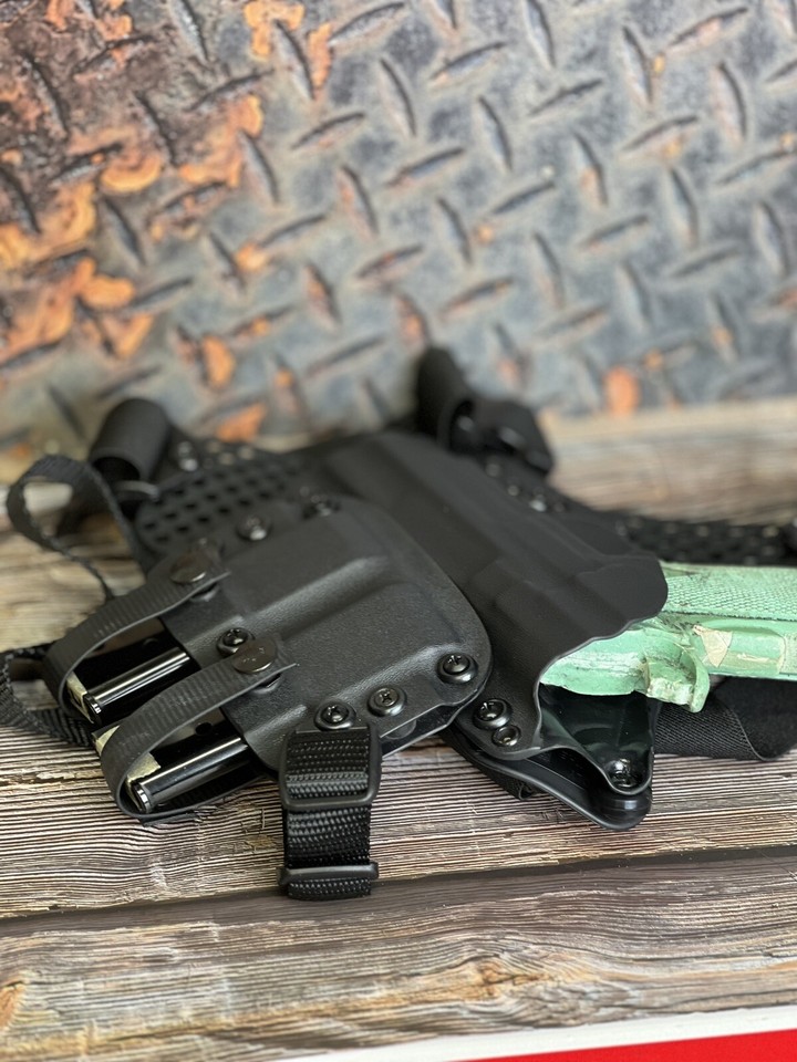 Kydex Chest Carry Rig With Dual Mag Carrier | eBay