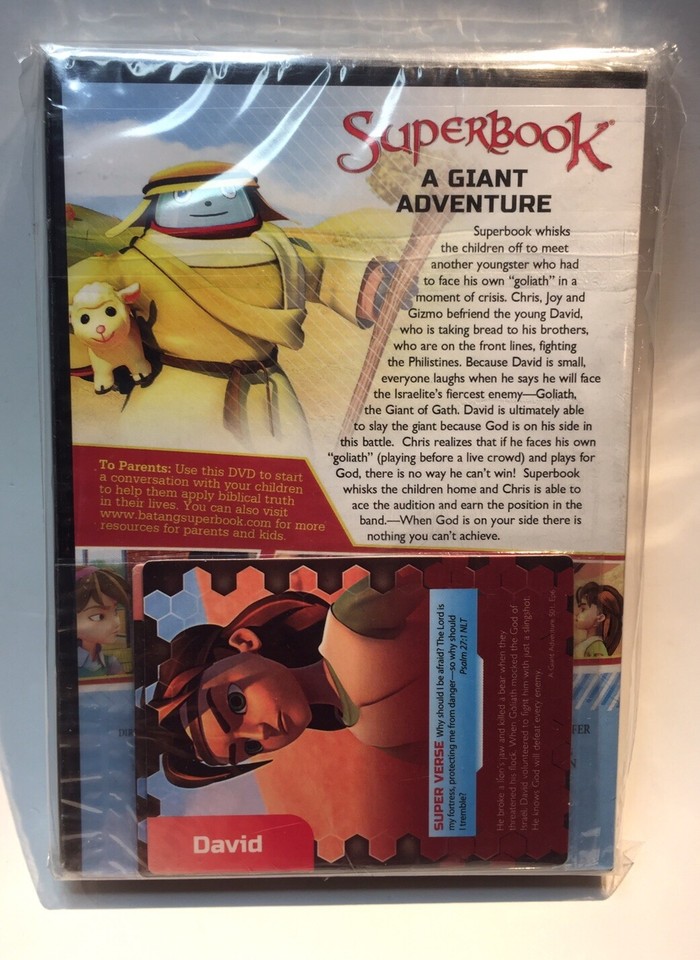 SUPERBOOK A GIANT ADVENTURE DAVID AND GOLIATH CHRISTIAN DVD NEW | eBay
