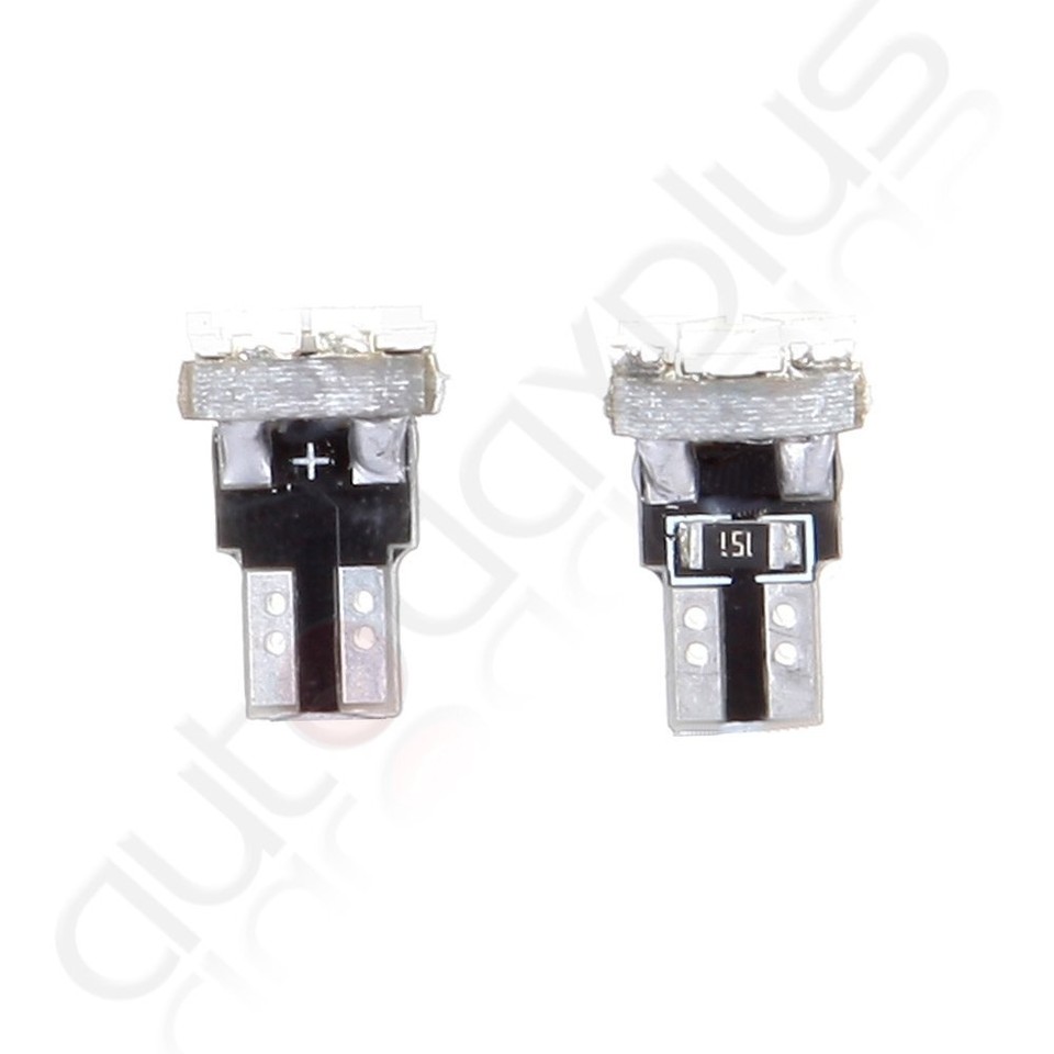 10PCS T5 WEDGE 3-SMD 3825 SPEEDOMETER GAUGE CLUSTER LED LIGHT BULB 37 ...