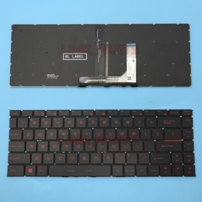 NEW For MSI GF63 Series GF63 8RC 8RD English Keyboard Red Backlit | eBay