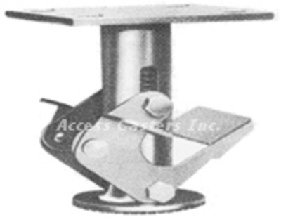 FL6RSS 6" Stainless Steel Floor Lock, Foot Operated, 4" x 4-1/2" Top ...