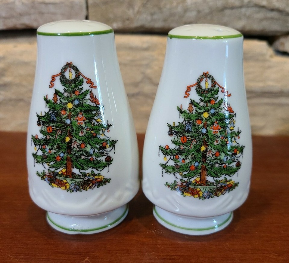 "Yule Tide" George Briard Salt And Pepper Shaker Holiday Christmas Tree ...