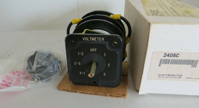 Electroswitch Series 24 2405C Rotary Voltmeter Switch for sale online ...