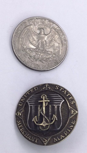 U.S. MERCHANT MARINE STERLING PIN VINTAGE (S880) | eBay