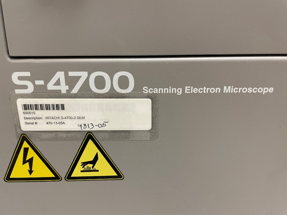 HITACHI S-4700 SCANNING ELECTRON MICROSCOPE WITH EDAX X-RAY OPTION | eBay