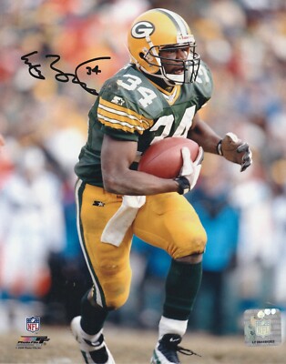 EDGAR BENNETT GREEN BAY PACKERS ACTION SIGNED 8x10 | eBay