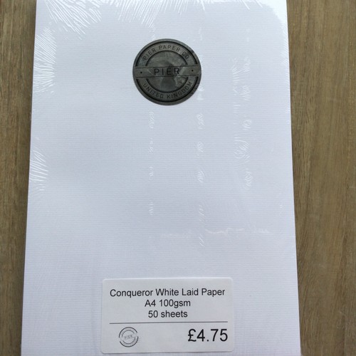 A4 White Laid Paper 100 gsm Printing Writing Letters 50 Genuine ...