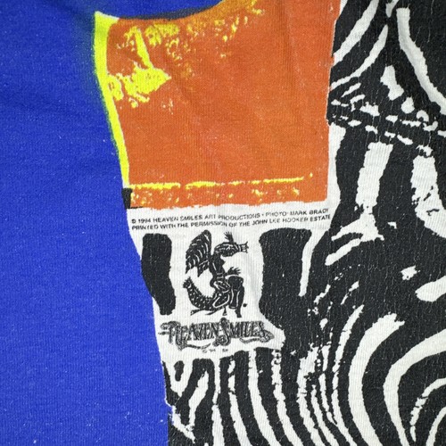 VTG 90s John Lee Hooker Heaven Smiles T Shirt XLarge Michael Rios Tee ...