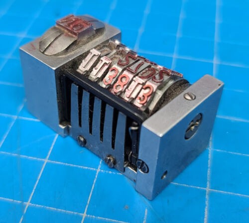 Atlantic Zener 6 Digit Numbering Machine 42mm Width P02-003950 | eBay