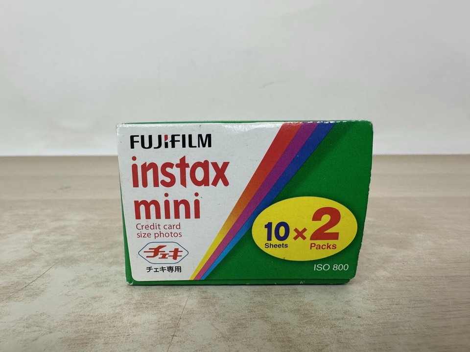 Fujifilm Instax Mini Credit Card Size Photos Camera Film 20 Sheets ...