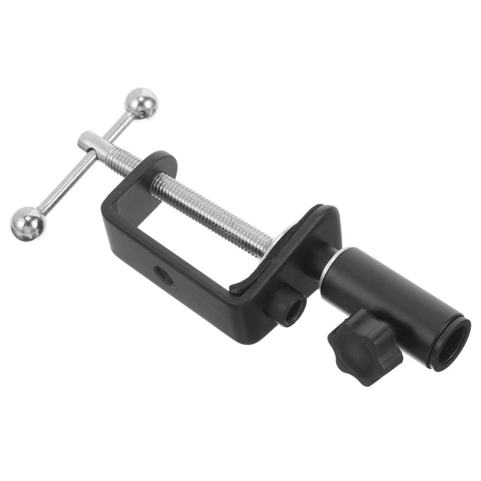 Desk Lamp Clamp Universal C-clamp Over The Table Rod Stand Microphone ...