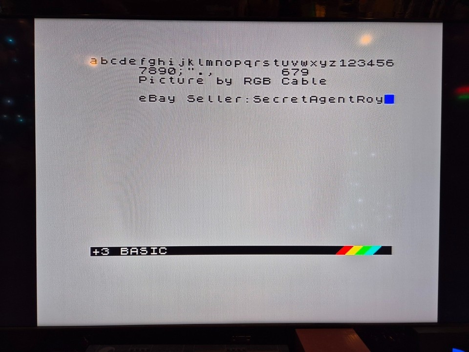 Sinclair ZX Spectrum 128k Plus +2A Iss 1 Refurbished Computer Vintage ...