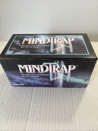 MindTrap Card Game Vtg Complete 1996 Pressman Mind Trap Brain Riddles Family 21853036008| eBay