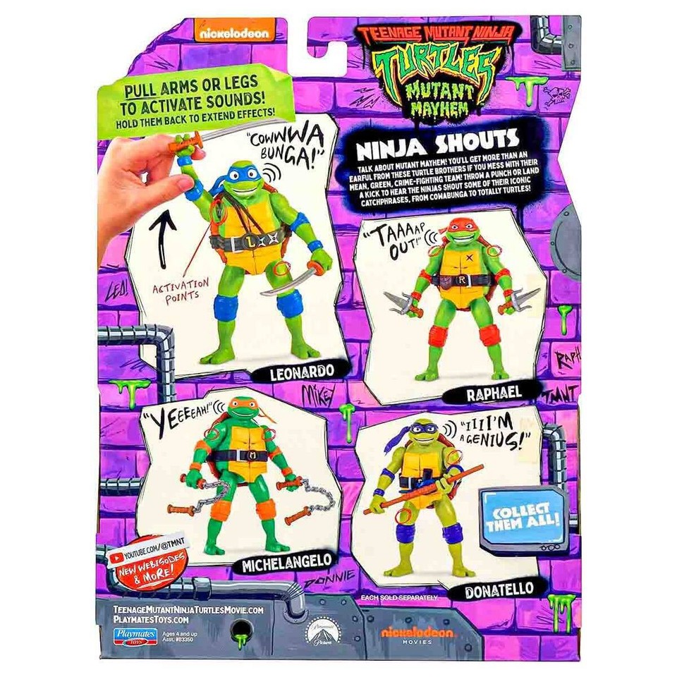 Nickelodeon Teenage Mutant Ninja Turtles Movie Shouts - Raphael for ...