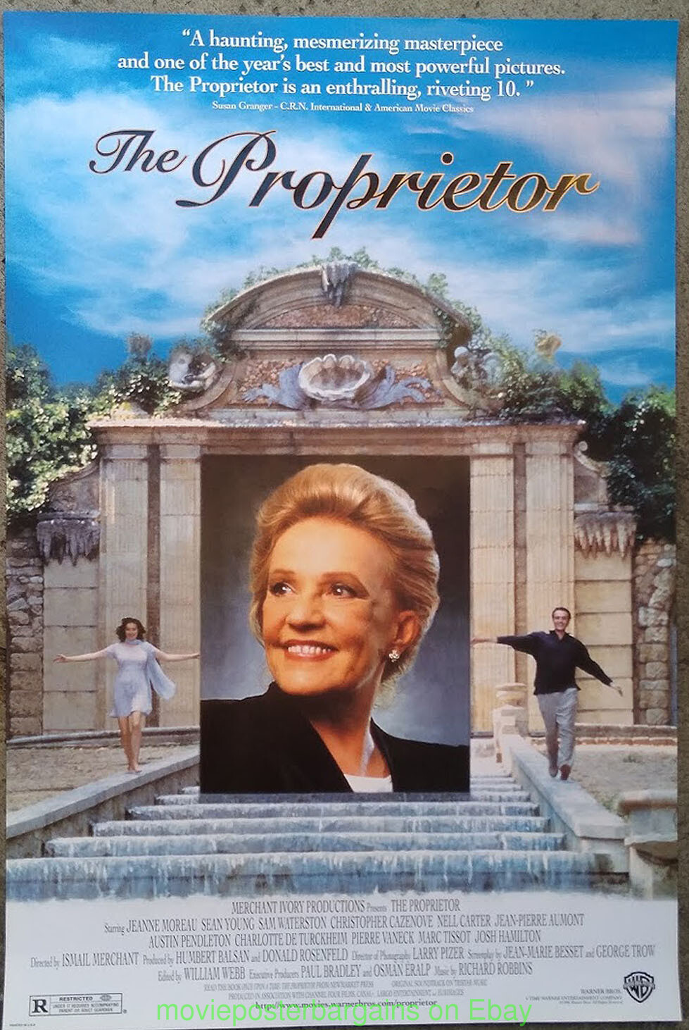 THE PROPRIETOR MOVIE POSTER 1996 Original DS 27x40 JEANNE MOREAU SEAN ...