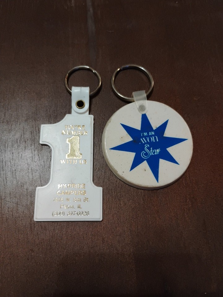 Vintage Plastic USA Keychains Lot Of 13 Decent Useable Condition Some ...