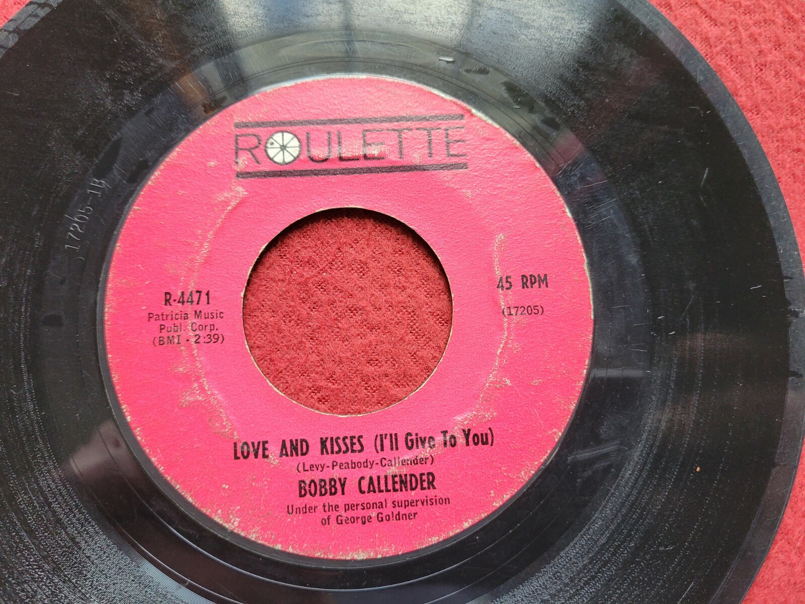 Bobby Callender Little Star / Love And Kissed Roulette Records | eBay